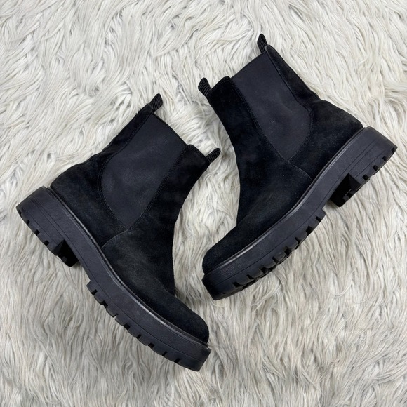 Sam Edelman | Shoes | Sam Edelman Womens 75 Black Suede Laguna Chelsea ...